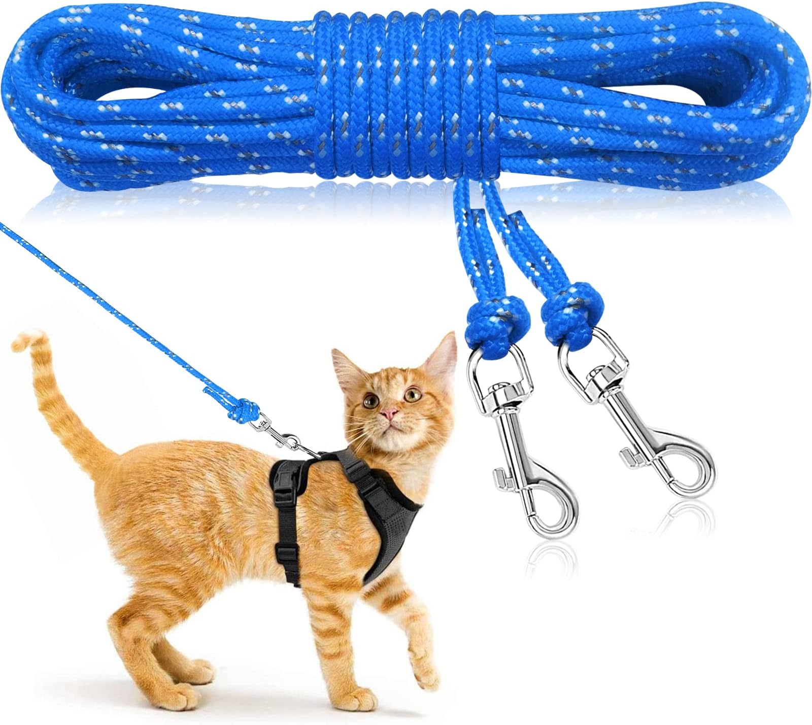 Amazon.com : Extra Long Cat Leash for Yard, 9M/30FT Lightweight Outdoor ...