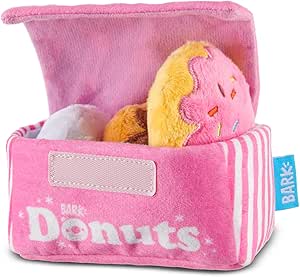 Barkbox Dog Toys – Barker’s Dozen Donuts Plush 4 in 1 Multi Part ...