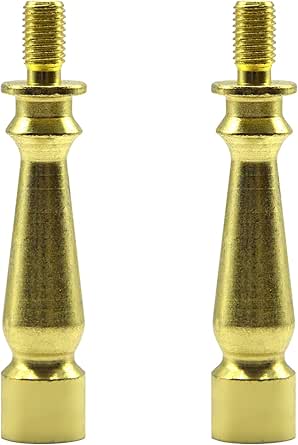 ECUDIS Lamp Shade Risers Lamp Finial Extender, 2 Pack (Brass, 2 Inch ...