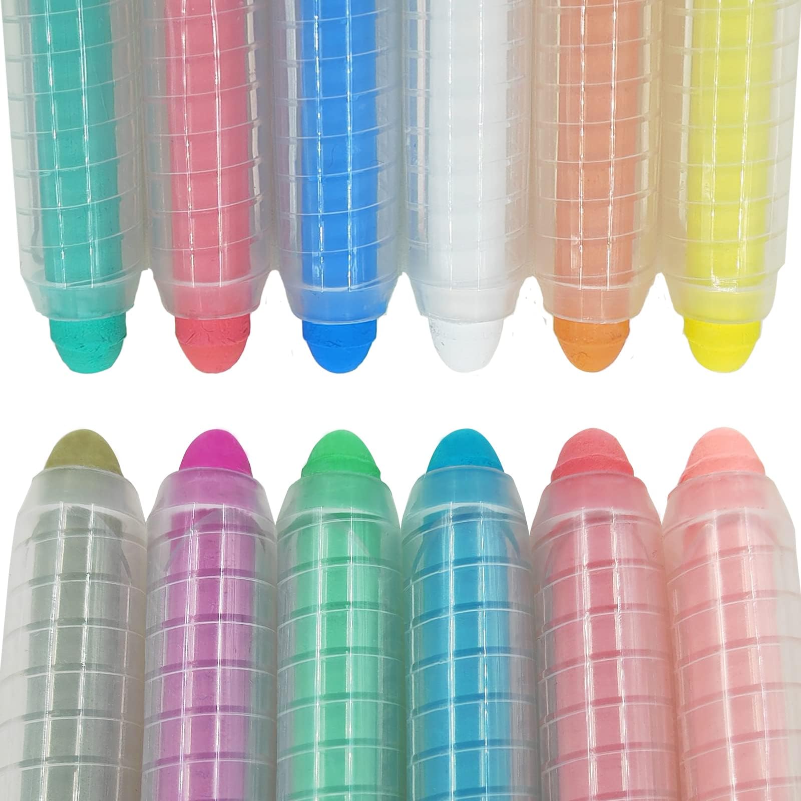 Amazon.com: luckyrain Washable Crayons for Kids, 12 Colors Washable ...