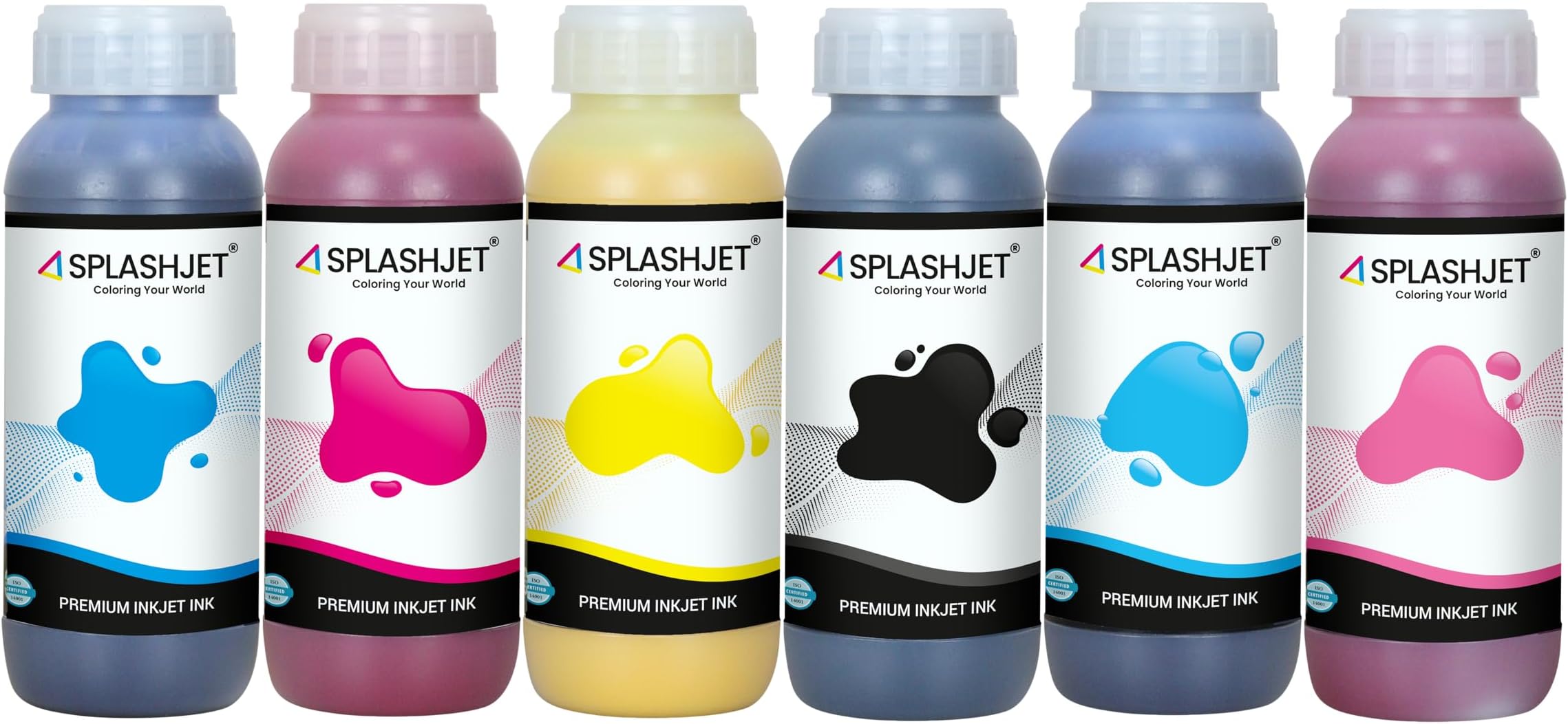Splashjet Sublimation Ink for Epson L800, L805, L810, L850, L1800 Printer (C/M/Y/K/Lc/Lm ...