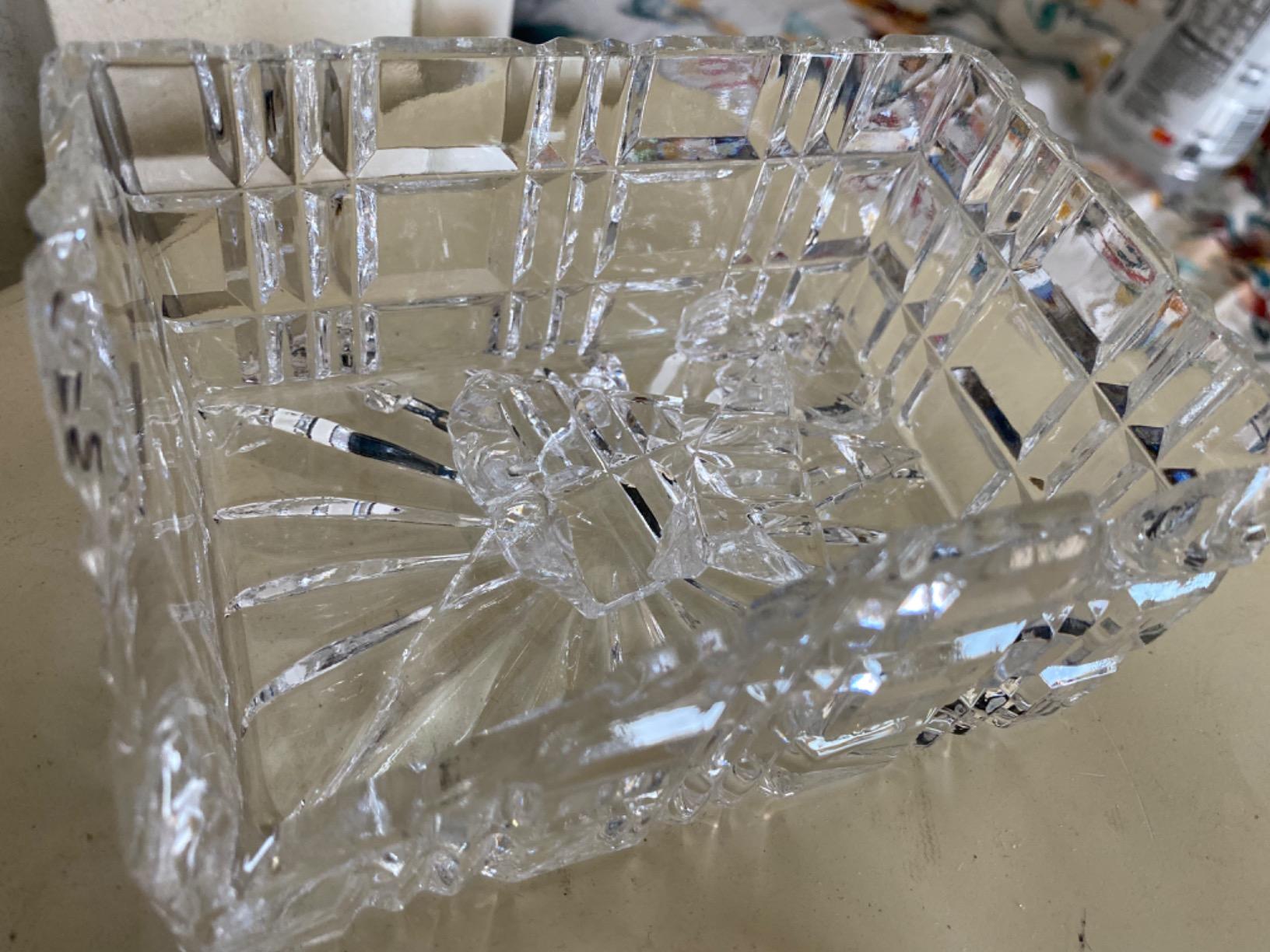 Amazon.com: Barski Cut Crystal Large Rectangle Jewelry Box/Candy Box, 5 ...