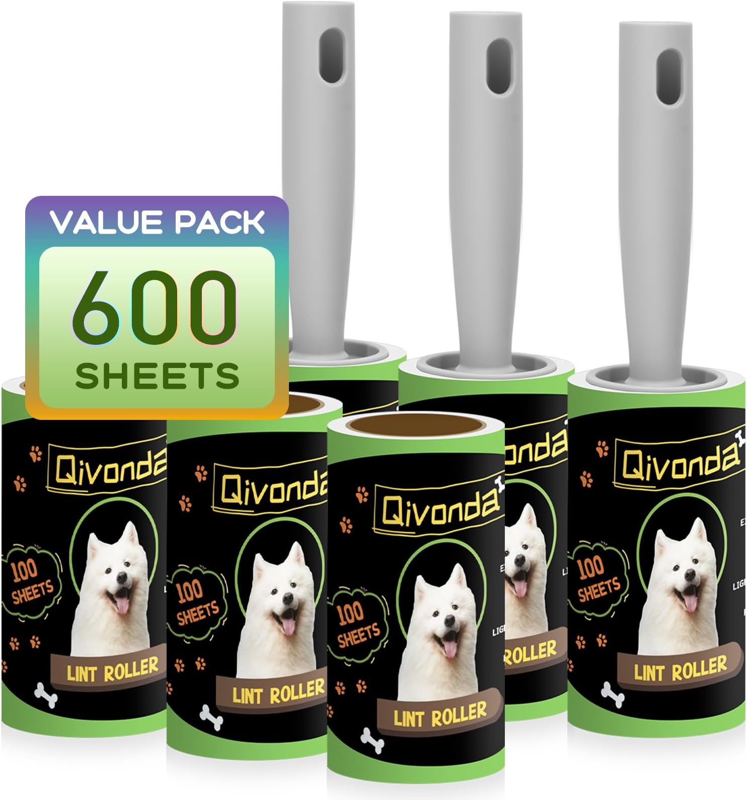 Amazon.com: FoldTier 2700 Sheets Lint Rollers for Pet Hair Extra Sticky ...