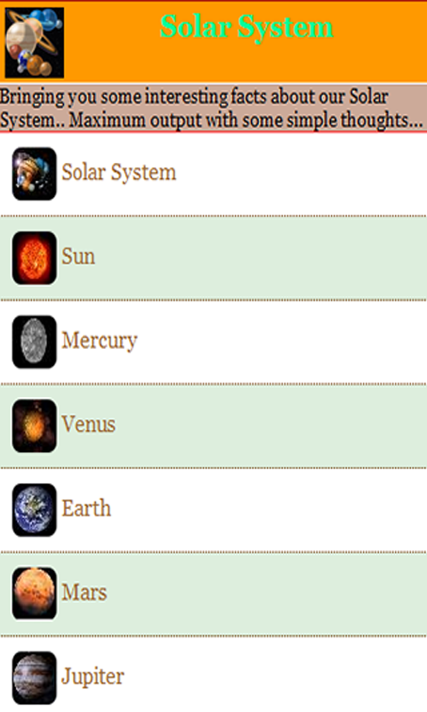 Solar System - App on Amazon Appstore
