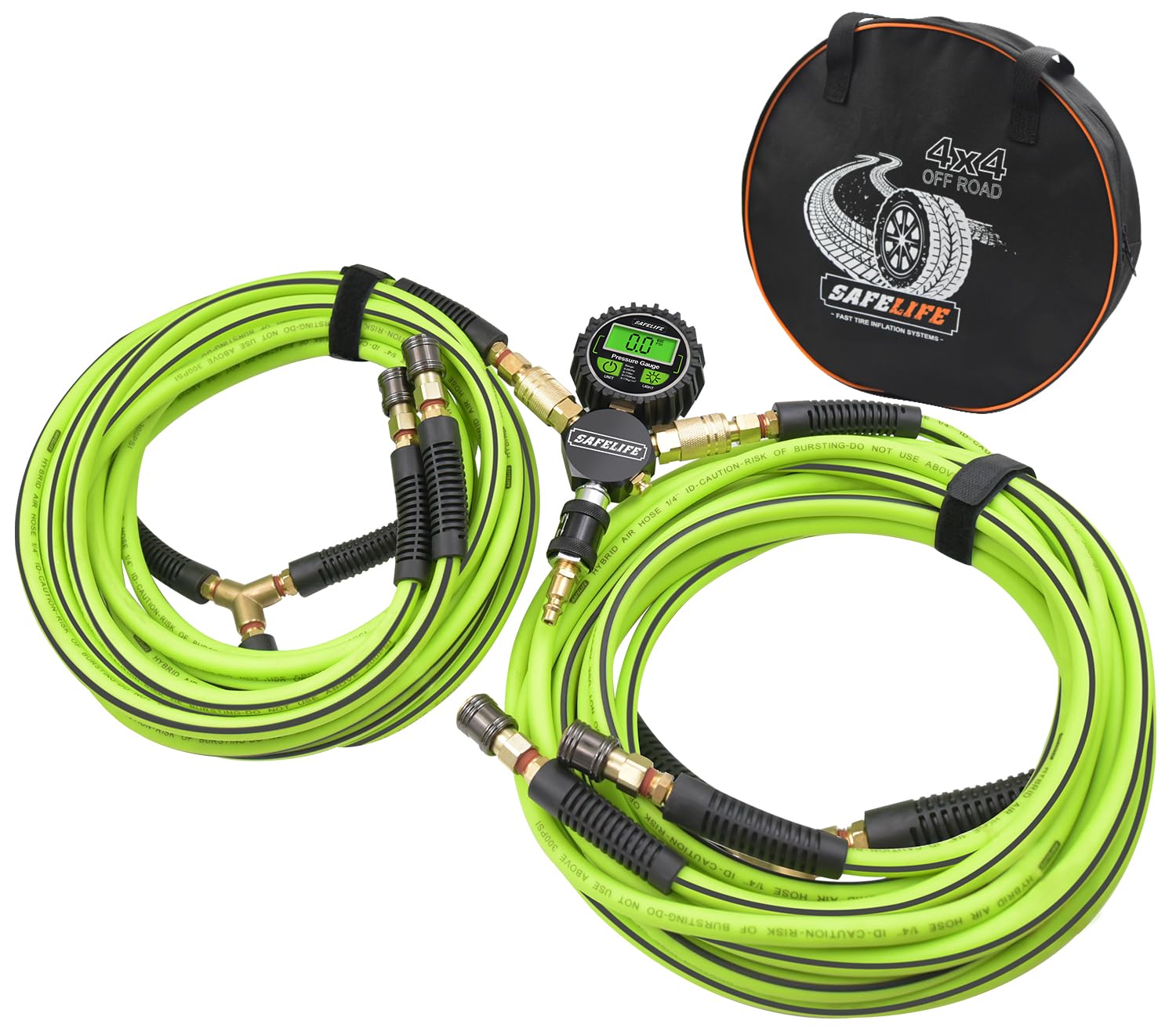 Amazon.com: SAFELIFE 4-Tire Inflation/Deflation System - Rapid 4 Tire ...