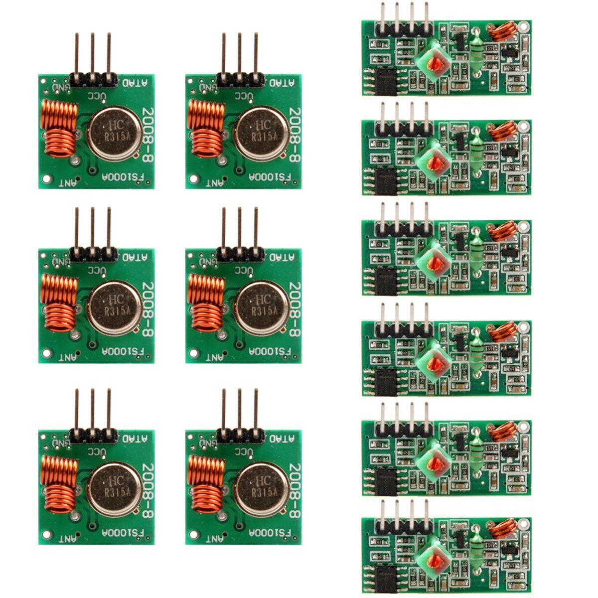 REES52 315Mhz Rf Transmitter and Receiver Link Kit for Arduino/Arm/McU ...