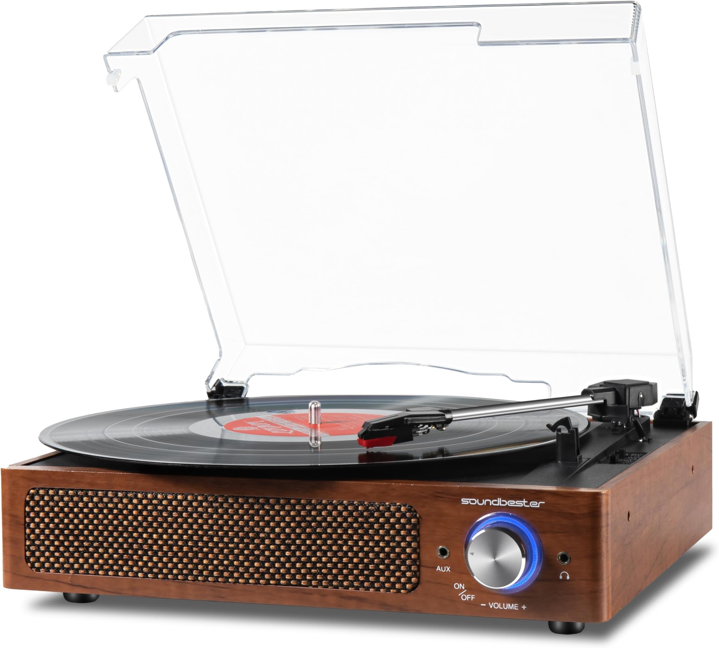 Amazon.com: Vinyl Record Player Turntable with Built-in Bluetooth ...