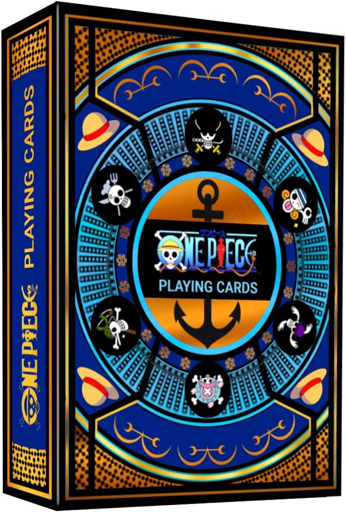 Geekmonkey Playing Cards Luffy & Friends Cards - 54 Cards Deck 2 Jokers ...