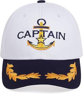 Captain Hat & First Mate ，Adjustable Yacht Hatacht Hat Sailors Hat ...
