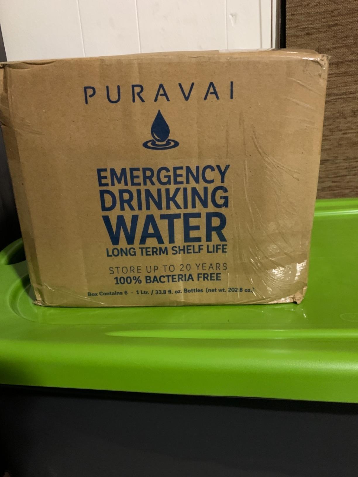 Amazon.com: Puravai Emergency Drinking Water, 100% Bacteria Free ...