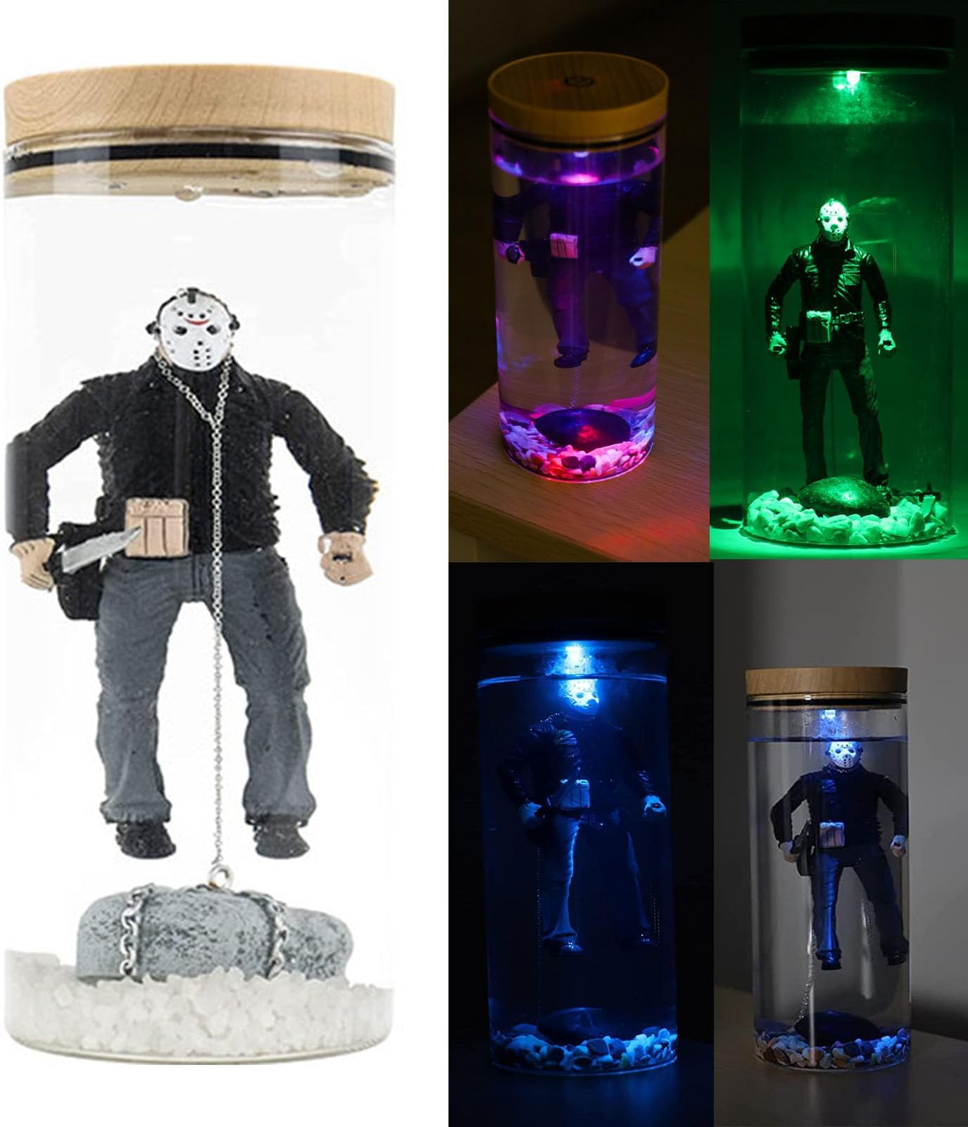 BENODIC 2022 New Jason Voorhees Lamp, Horror Movie Decor Lamp, Horror ...