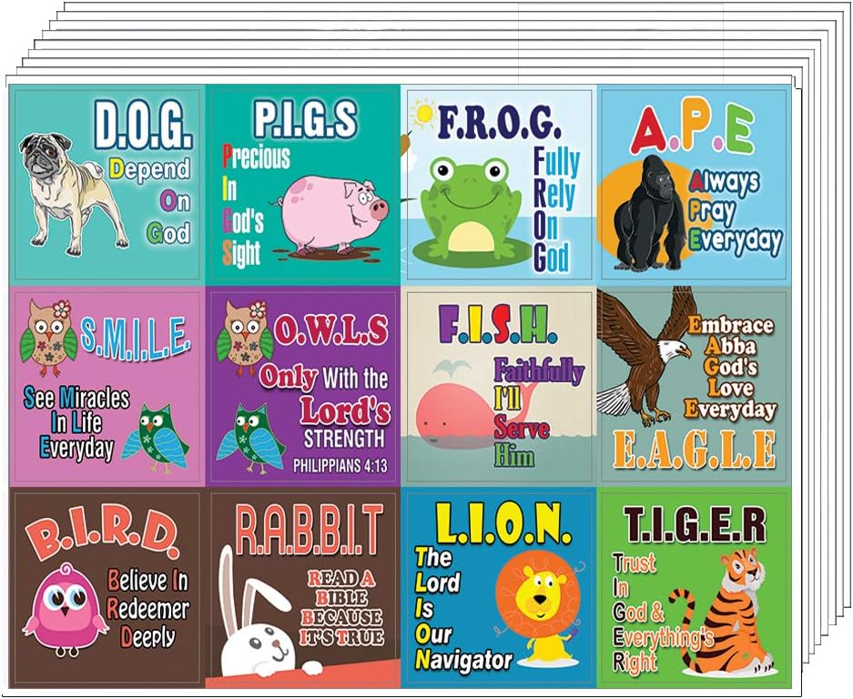 Amazon.com: NewEights Depend On God Christian Educational Rewards ...