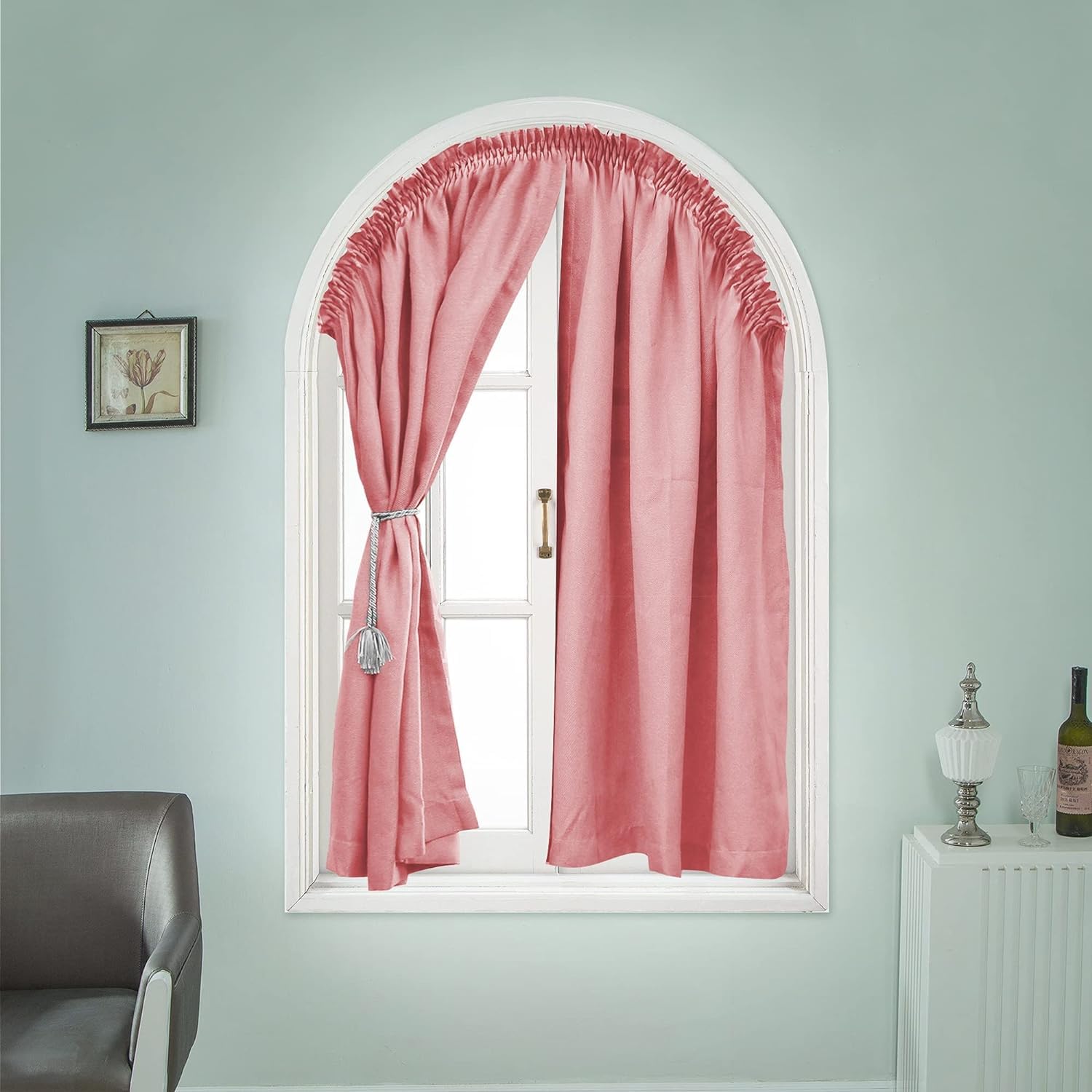 Arch Windows Curtains Arch Window Pleated Blinds Light Filtering