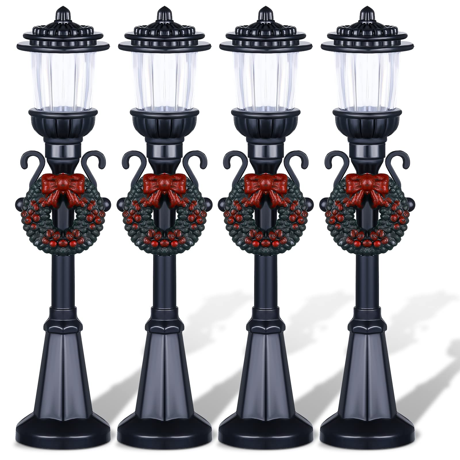 Christmas Village Accessories Christmas Mini Street Light Models Street ...