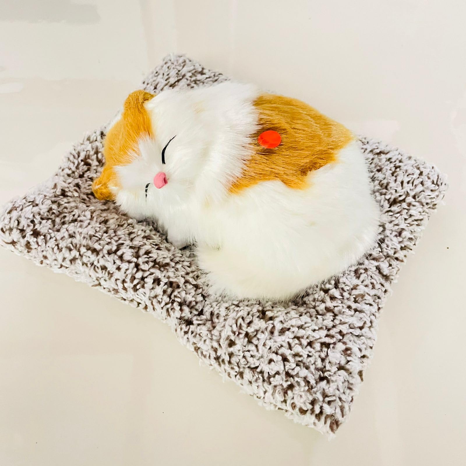 BALLEY Sleeping Cat Plush Toy Car Interior Dashboard Decorative ABS ...