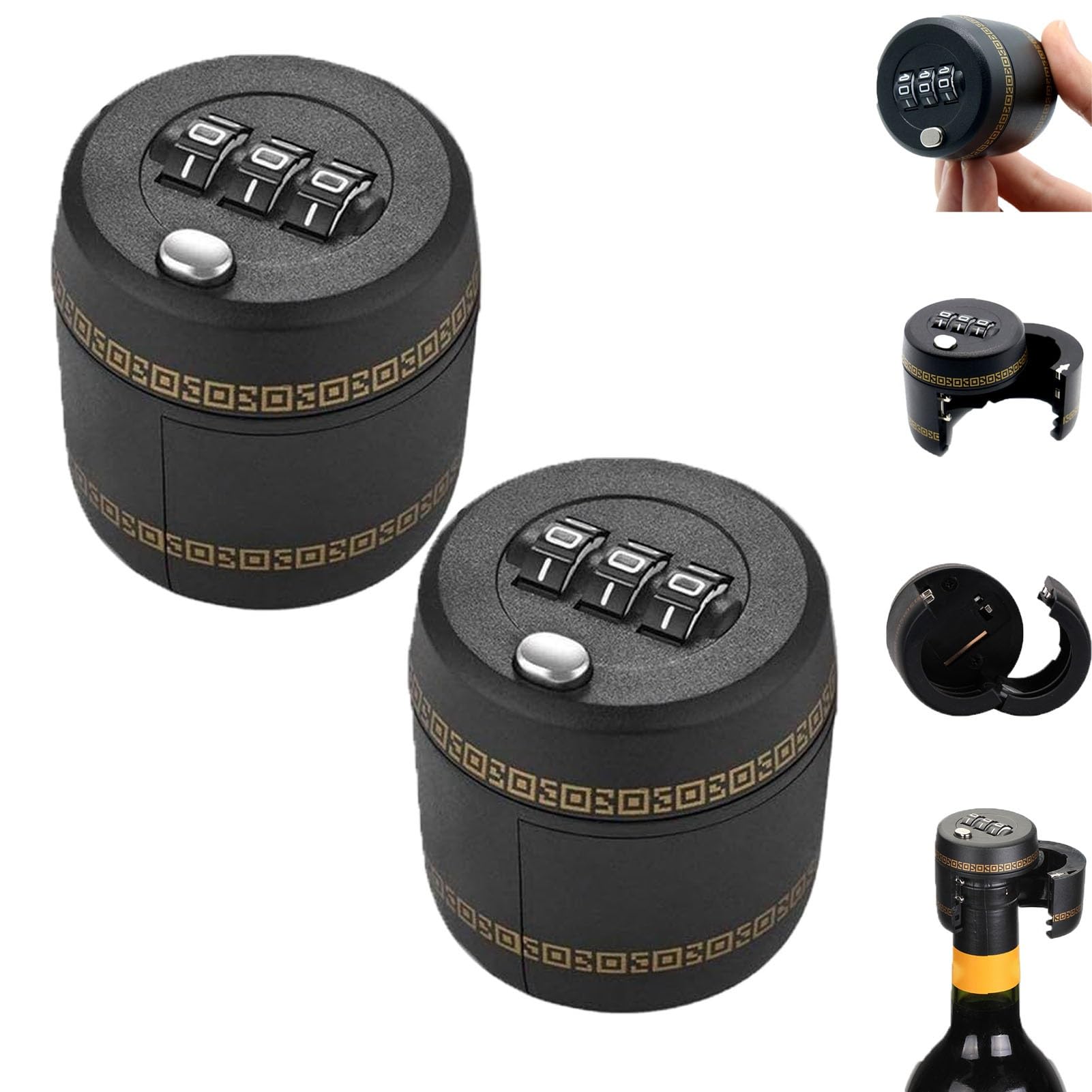 Amazon.com: Soda Bottle Lock Cap,Bottle Cap Lock,Wine Bottle Lock Cap ...