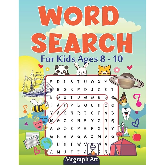 Buy Word Search for Kids Ages 8 -10: Fun Activities Word Search Puzzle ...