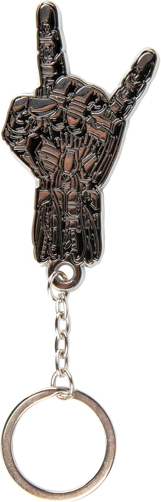 JINX Cyberpunk 2077 Silverhand Metal Key Chain, Metallic, 2.75" Tall at ...