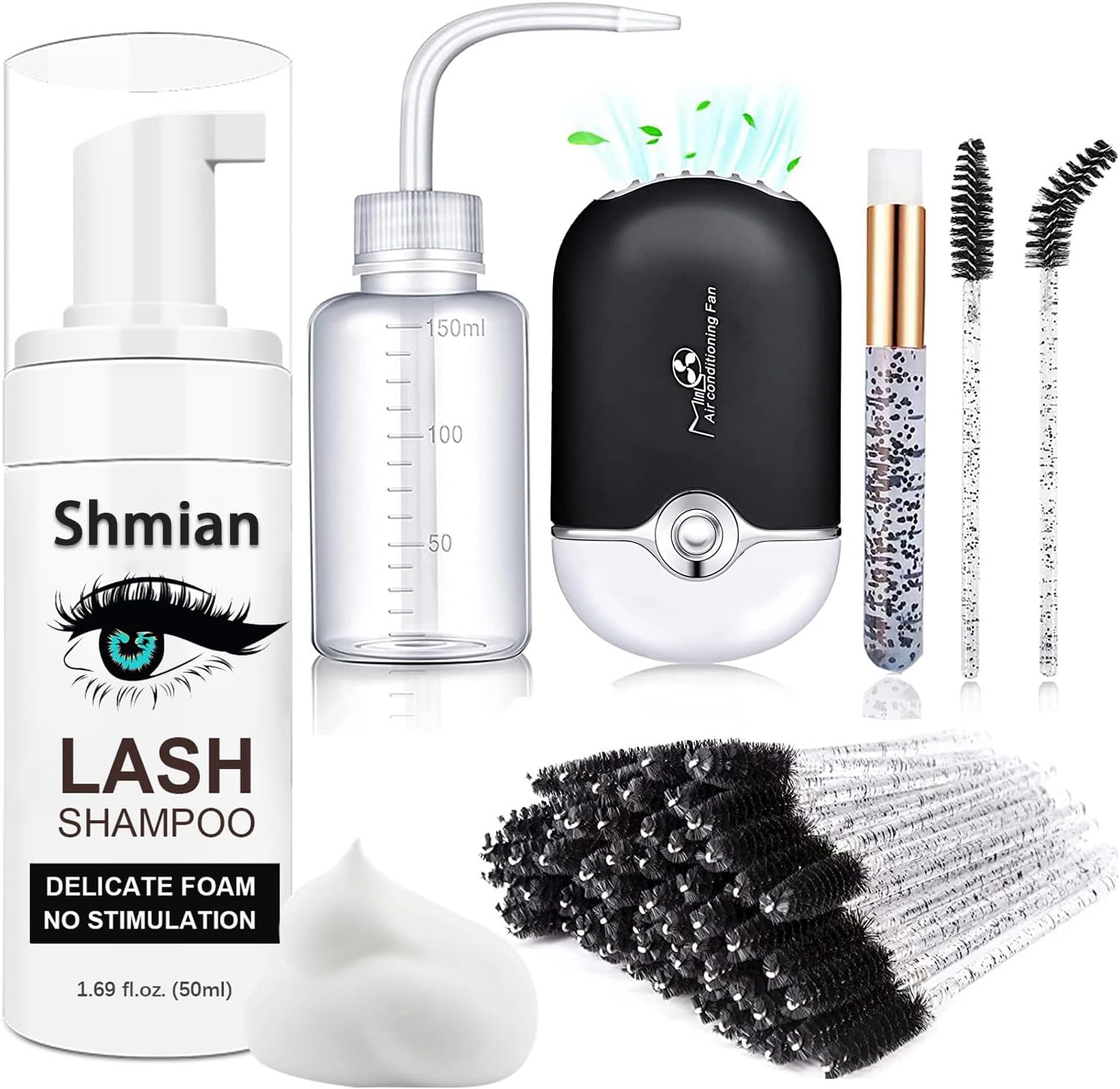 Amazon.com: 356PCS Eyelash Extension Kit with Mascara Wands Disposable ...