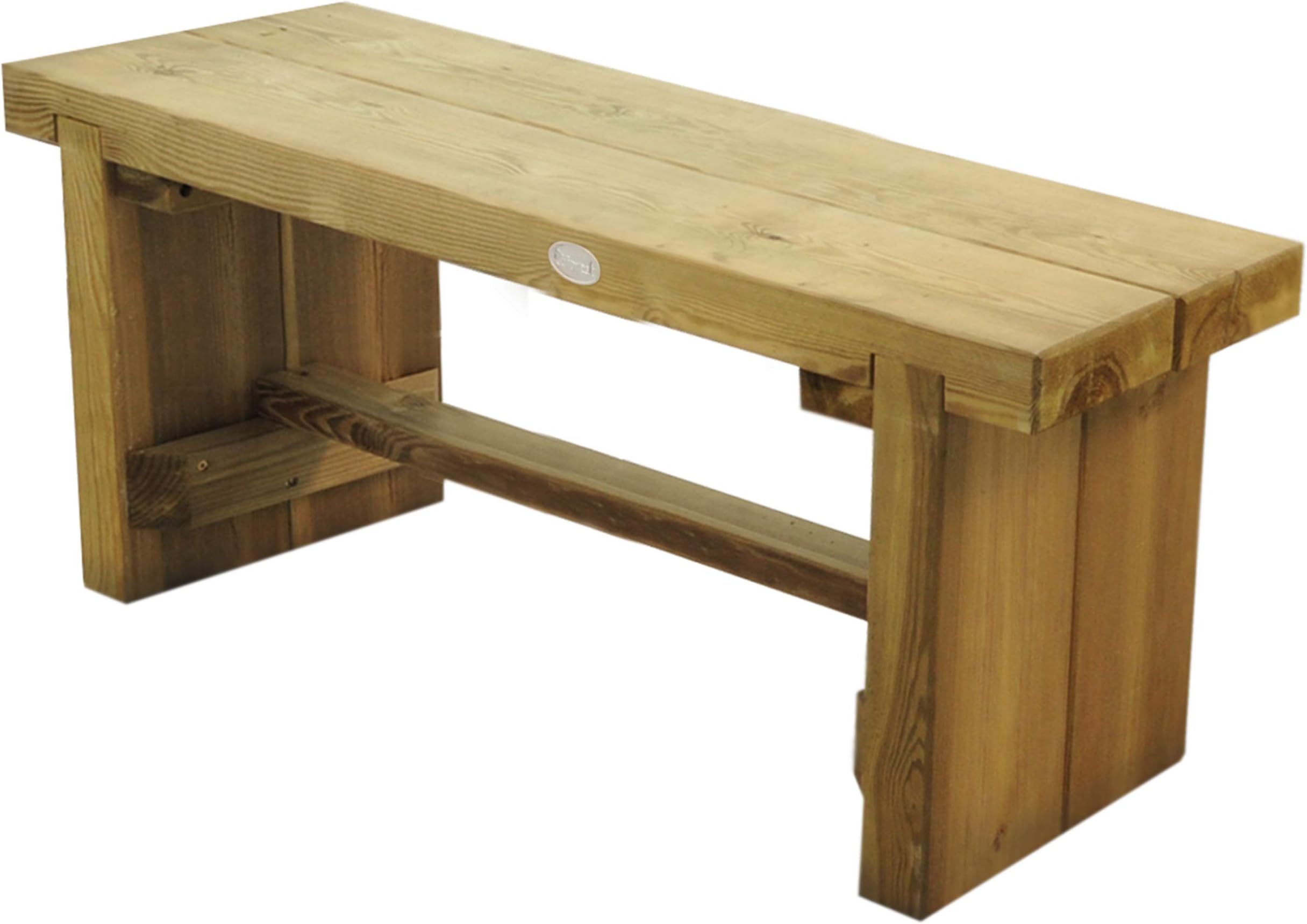Forest Garden Forest Double Sleeper Bench 1.2m, Pressure Treated ...