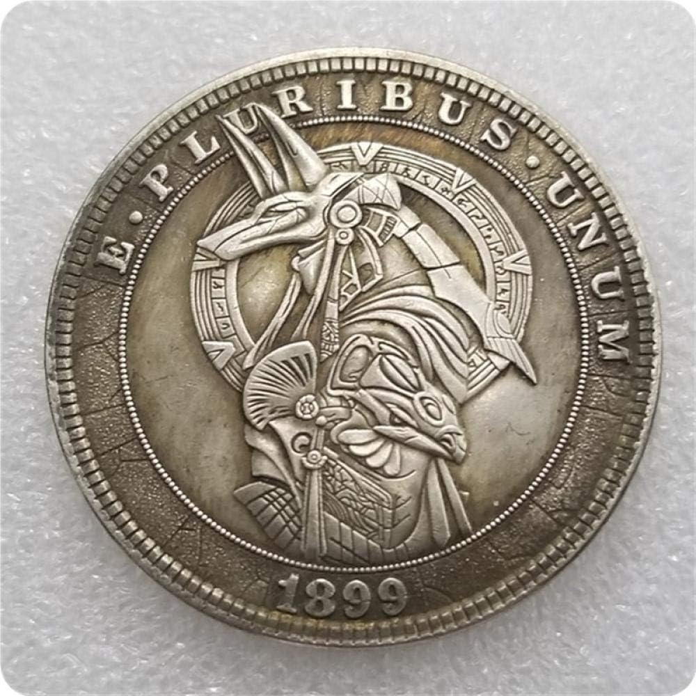 Amazon.com: 1899 American Wandering Coin Silver Plated Antique Silver ...
