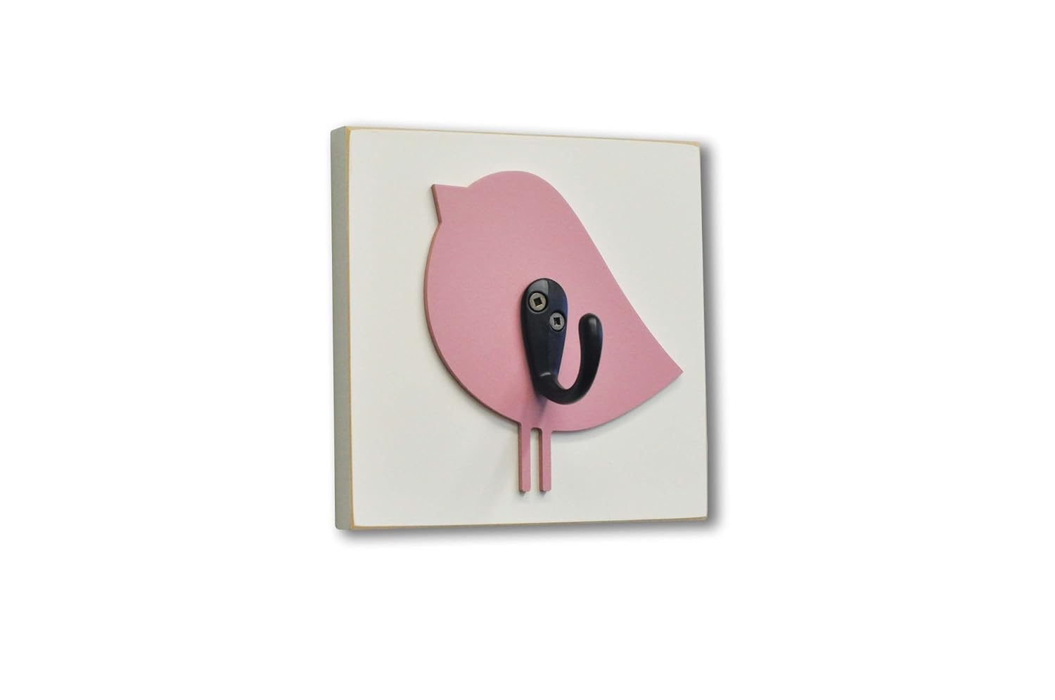 Amazon.com : Homeworks Etc Bird Single Wall Hook, Dark Pink : Nursery ...