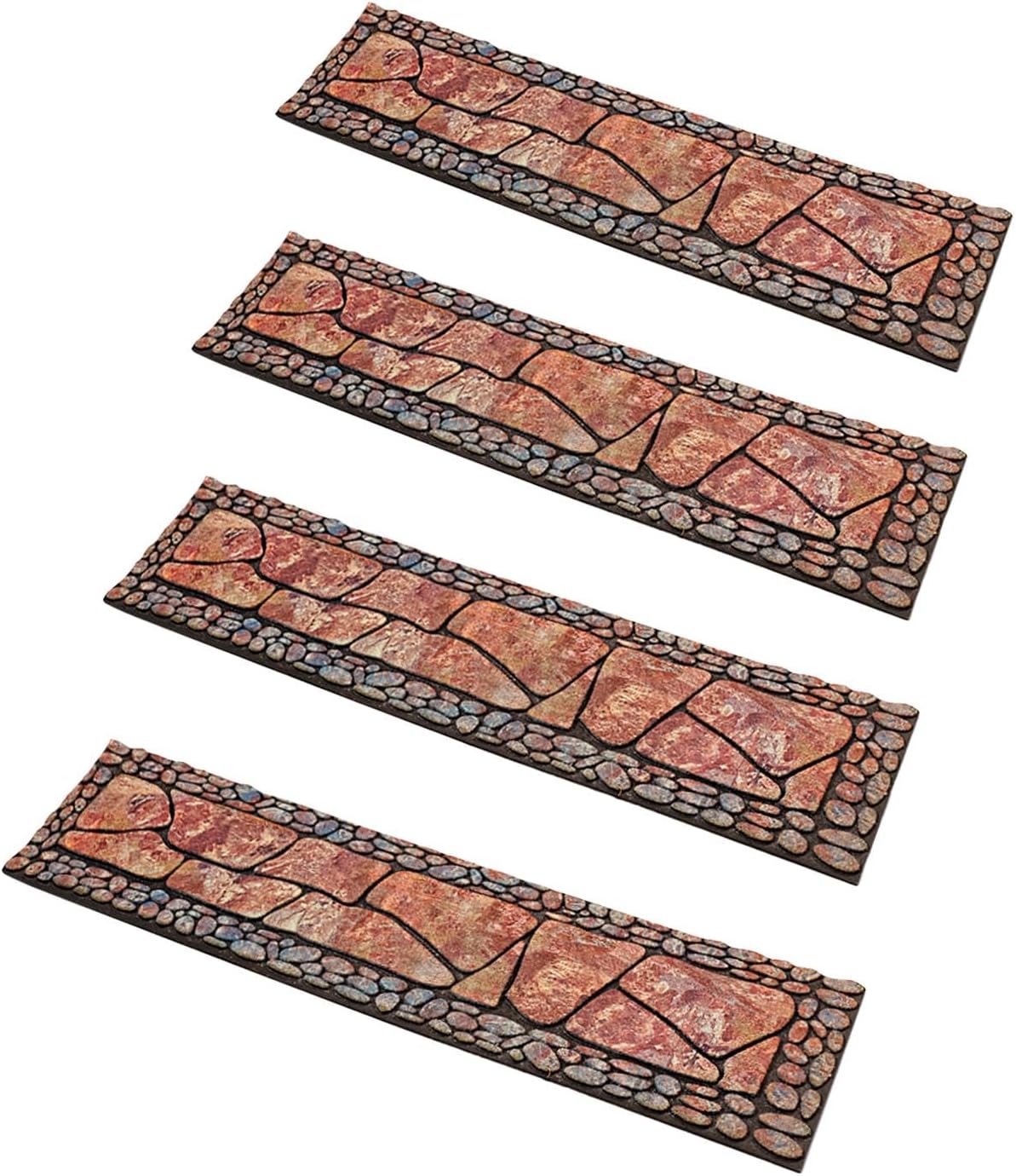 Coopers of Stortford - Set of 2 Cobbled Step Mats - Non Slip Outdoor ...