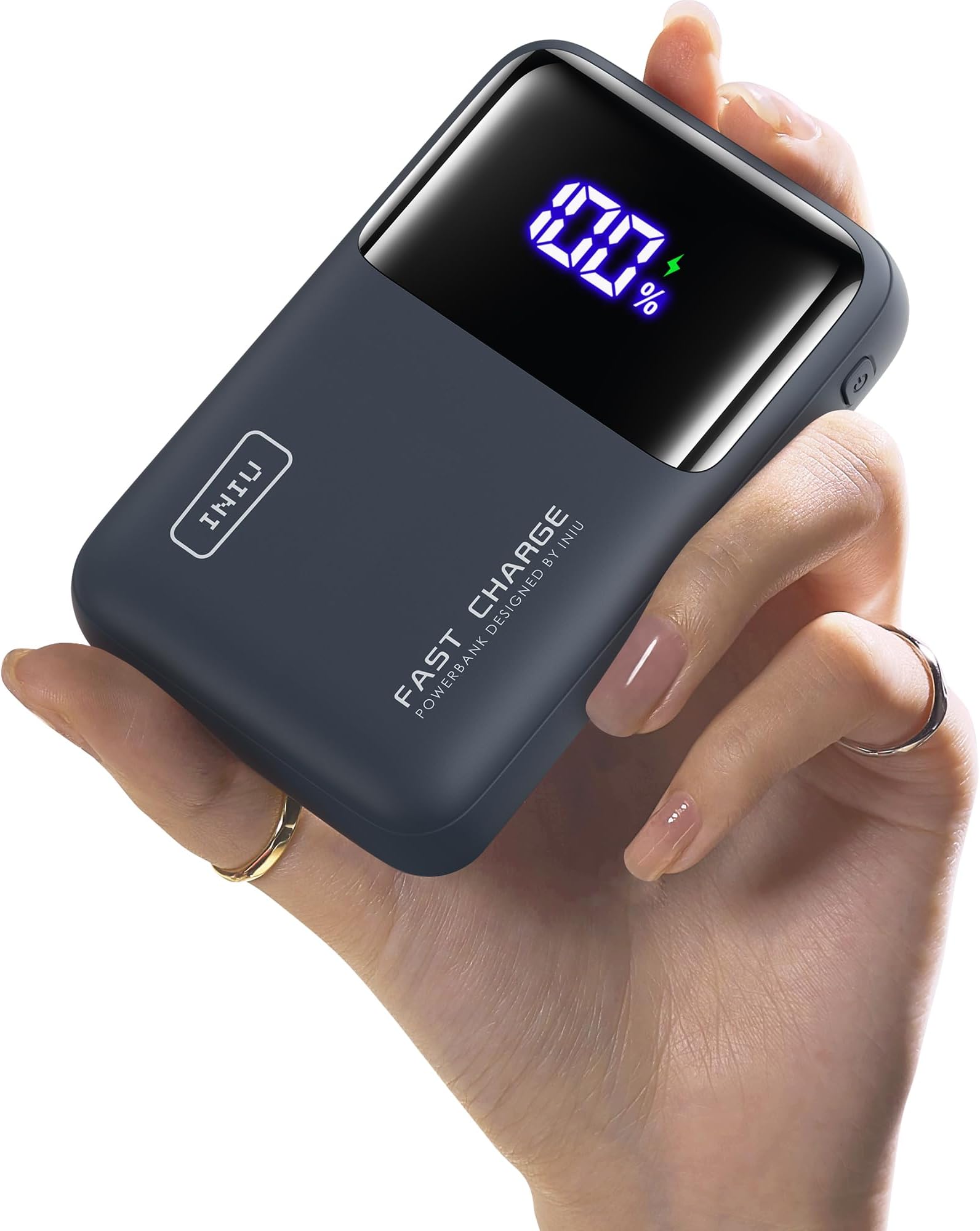 INIU 45W Power Bank, 20000mAh Klein Powerbank mit Integriertem USB-C ...