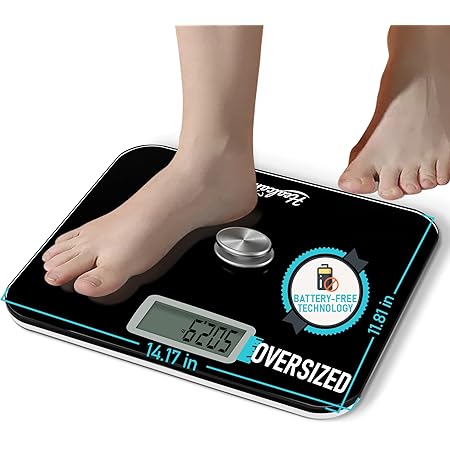 Amazon.com: Eat Smart Precision Digital Bathroom Scale, 550 lb High ...