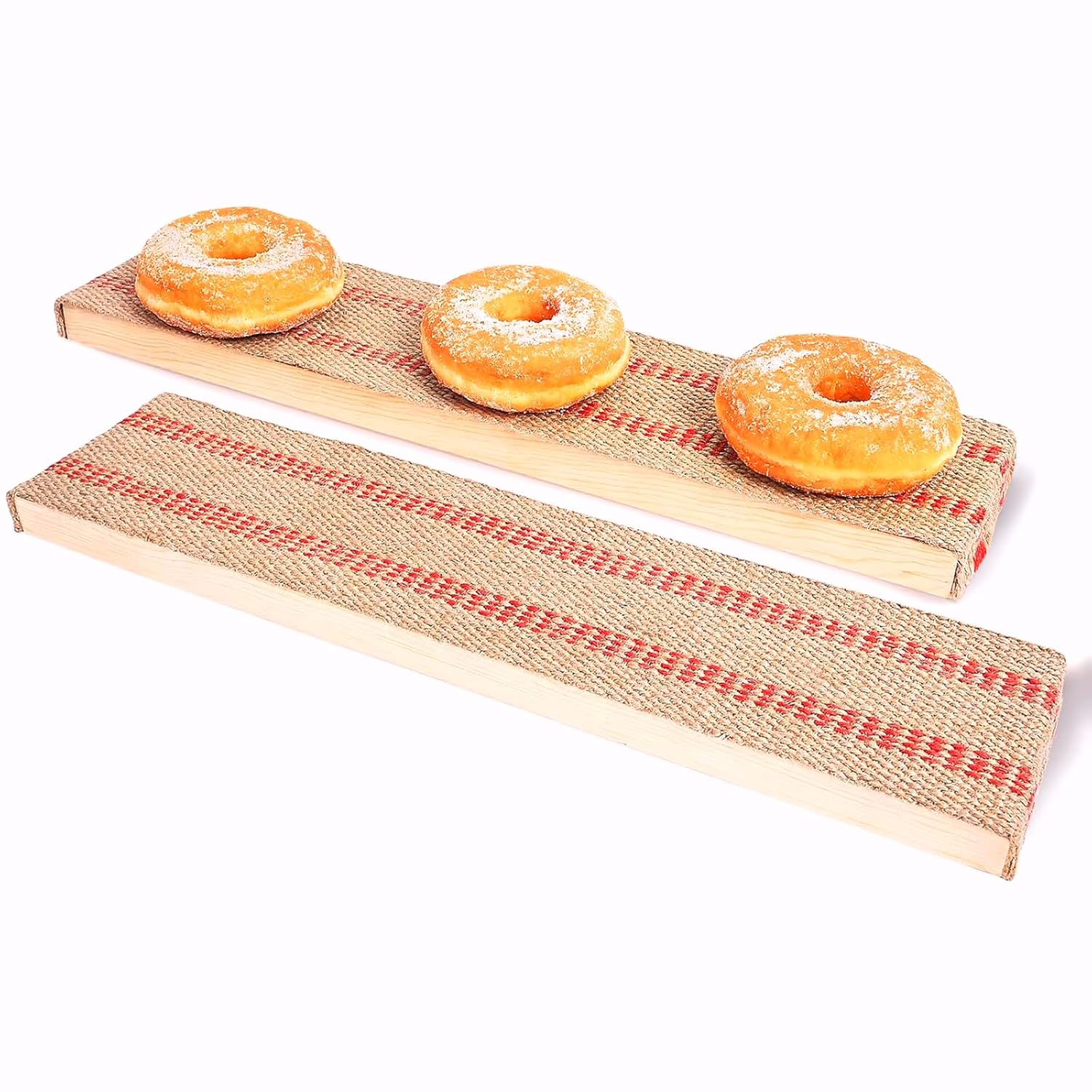 Amazon.com: 1 Pair Bagel Boards For Baking Bagels，Cedar and Burlap (Red ...
