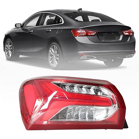 Amazon.com: FIONE - for Chevy Malibu Rear LED Tail Light Assembly 2019 ...