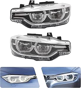 Amazon.com: TemoGoda Headlights Assembly For 2016-2019BMW 3 Series F30 ...