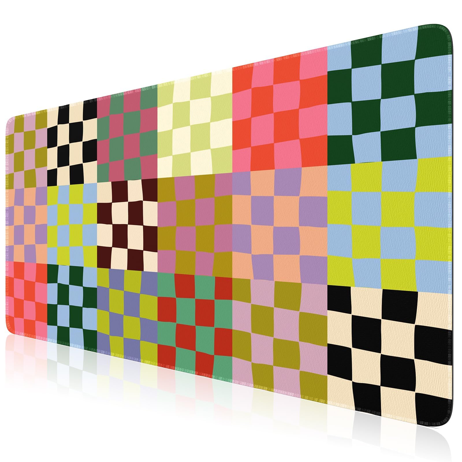 Amazon.com: Anyshock Checkered Desk Mat, Large Mouse Pad for Desk, Cute ...