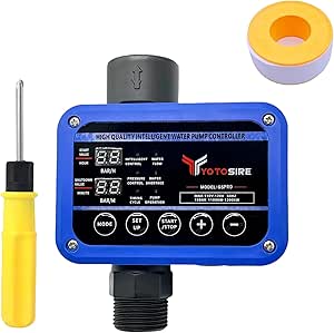 Smart Water Pump Pressure Controller - 3 Mode (Auto/Pressure/Timer ...