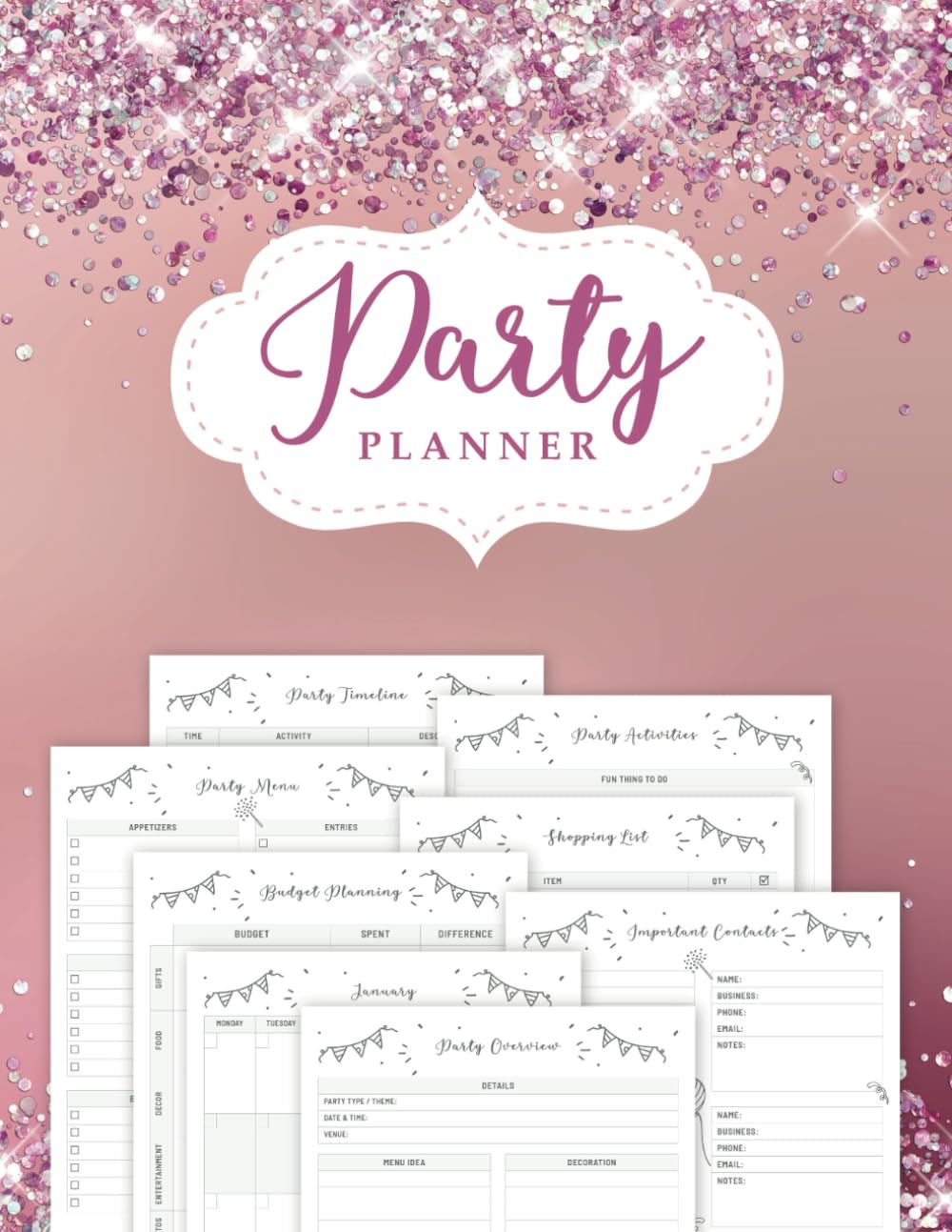 Party Planner and Event Organizer Notebook: Personalized Party Planning ...