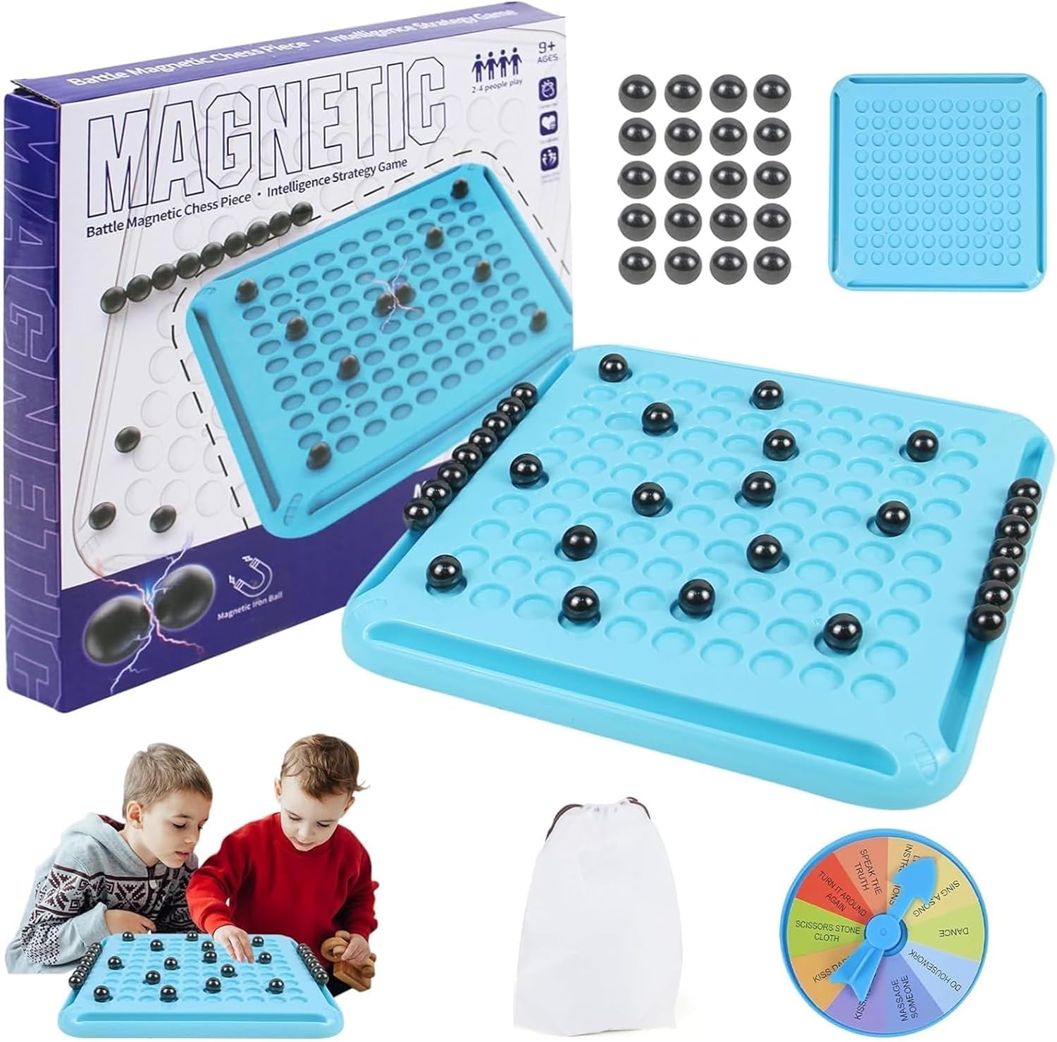 Magnetic Chess Game Magnetic Chess Set Battle Chess Board with 30 ...