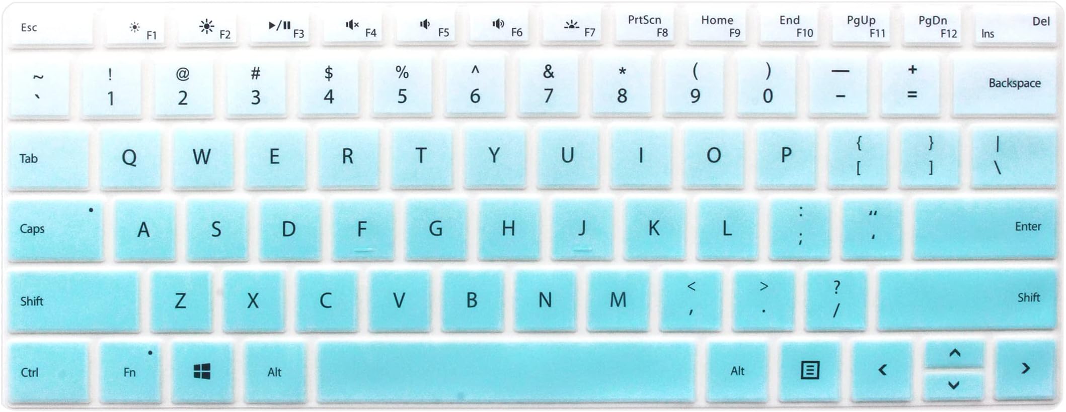 Amazon.com: SANFORIN Keyboard Cover Skin for Microsoft Surface Pro 7 ...