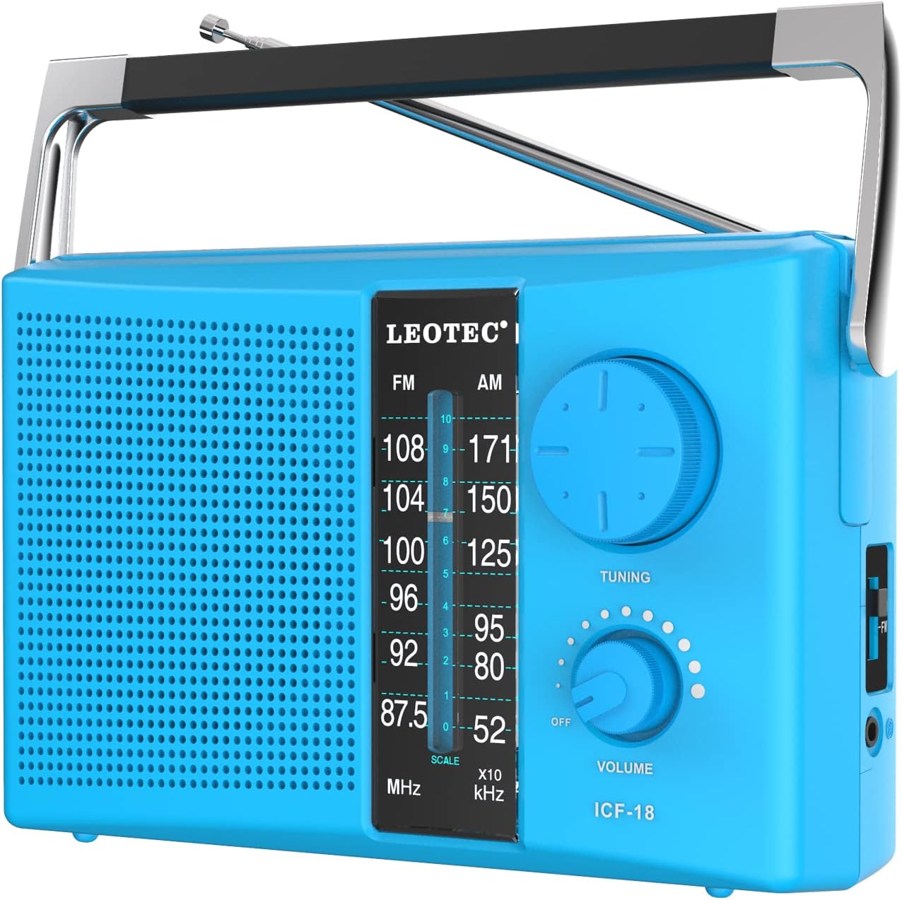 Amazon.com: LEOTEC AM/FM Radio with Best Reception, AC or Battery ...