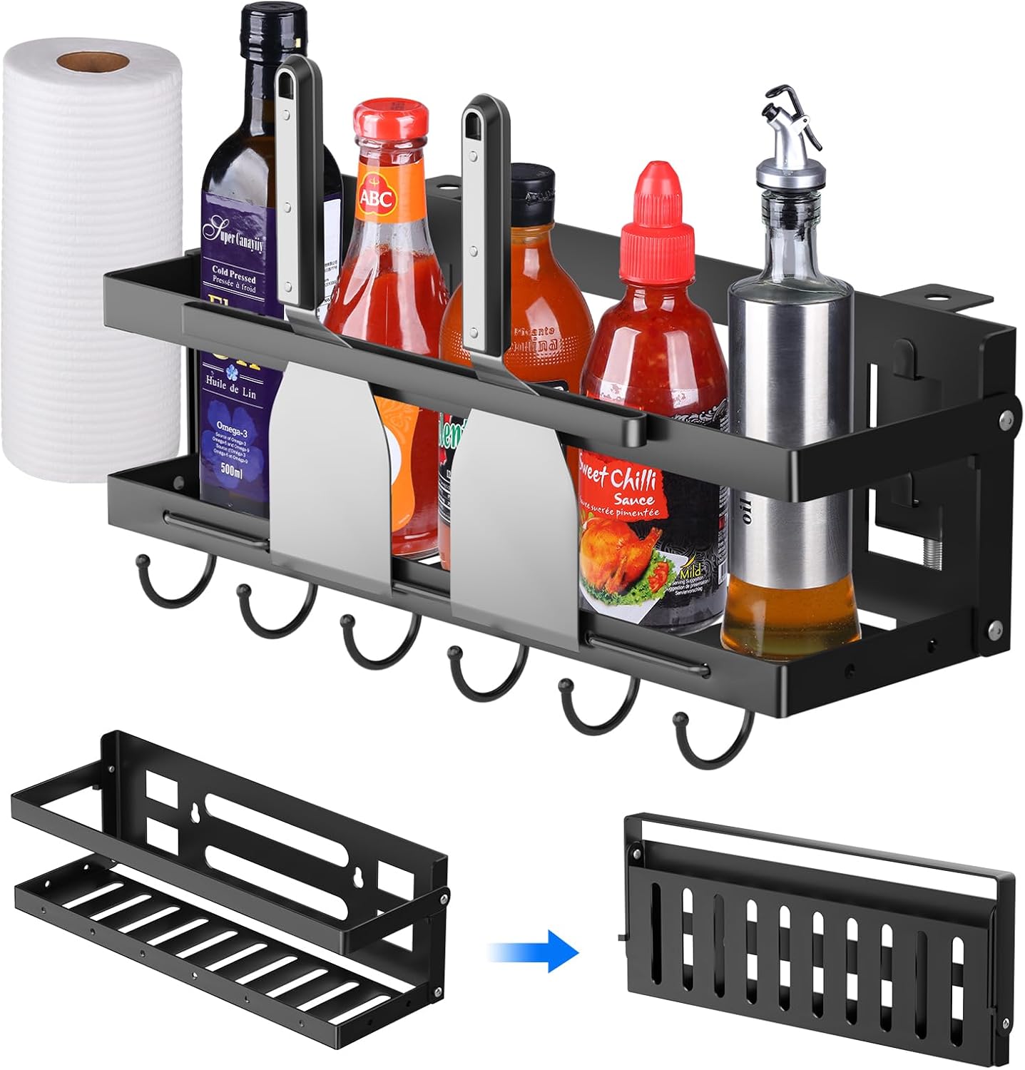 Amazon.com: Upgraded Foldable Griddle Caddy for Blackstone 17"/22 ...