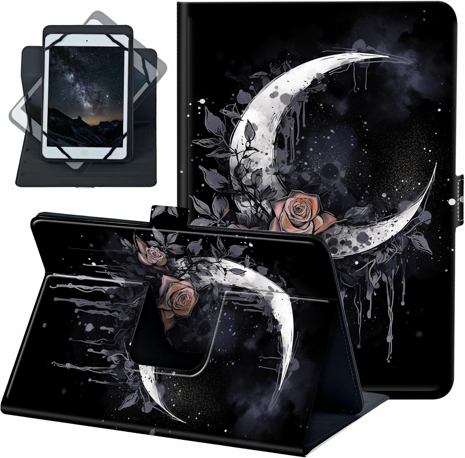 Amazon.com: for Universal 10 10.1 Inch Android Tablet Case 360 Degree ...