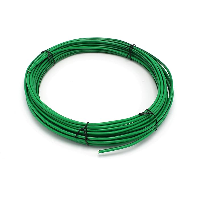 Buy Green THHN Wire - 10 AWG - 50 Feet - Solid Copper Grounding Wire ...
