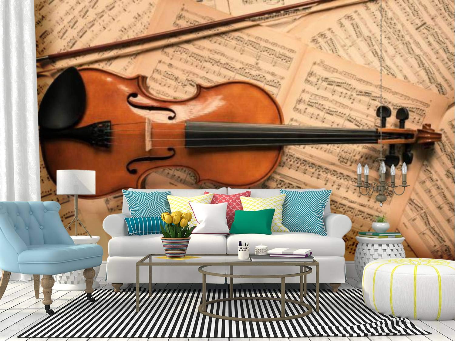 Violin Music Notes Wallpaper