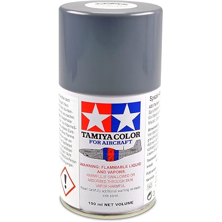 Amazon.com: Tamiya Aircraft Spray AS-28 Medium Grey 100ml TAM86528 ...