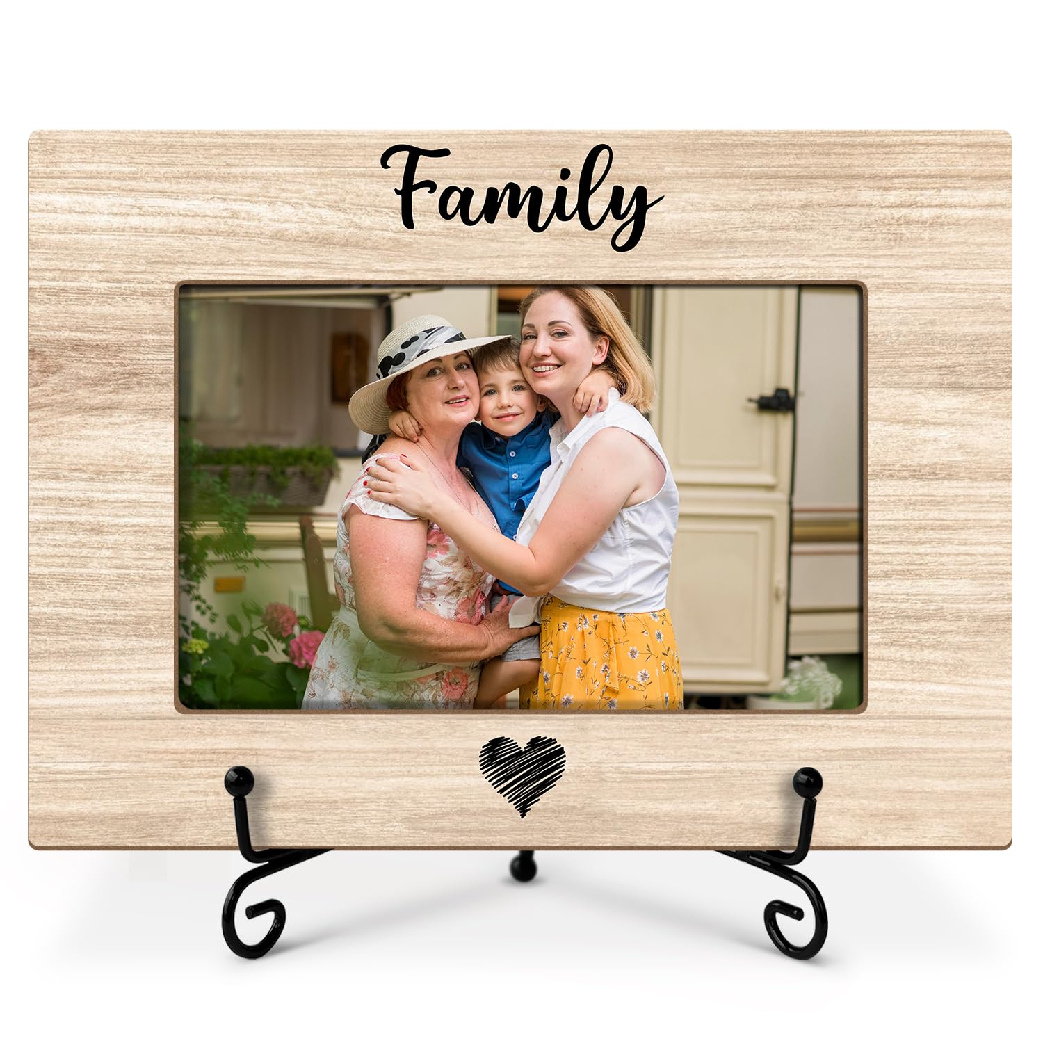 Amazon.com - LWBEO Family Picture Frame, Photo Frame For Family Wood ...