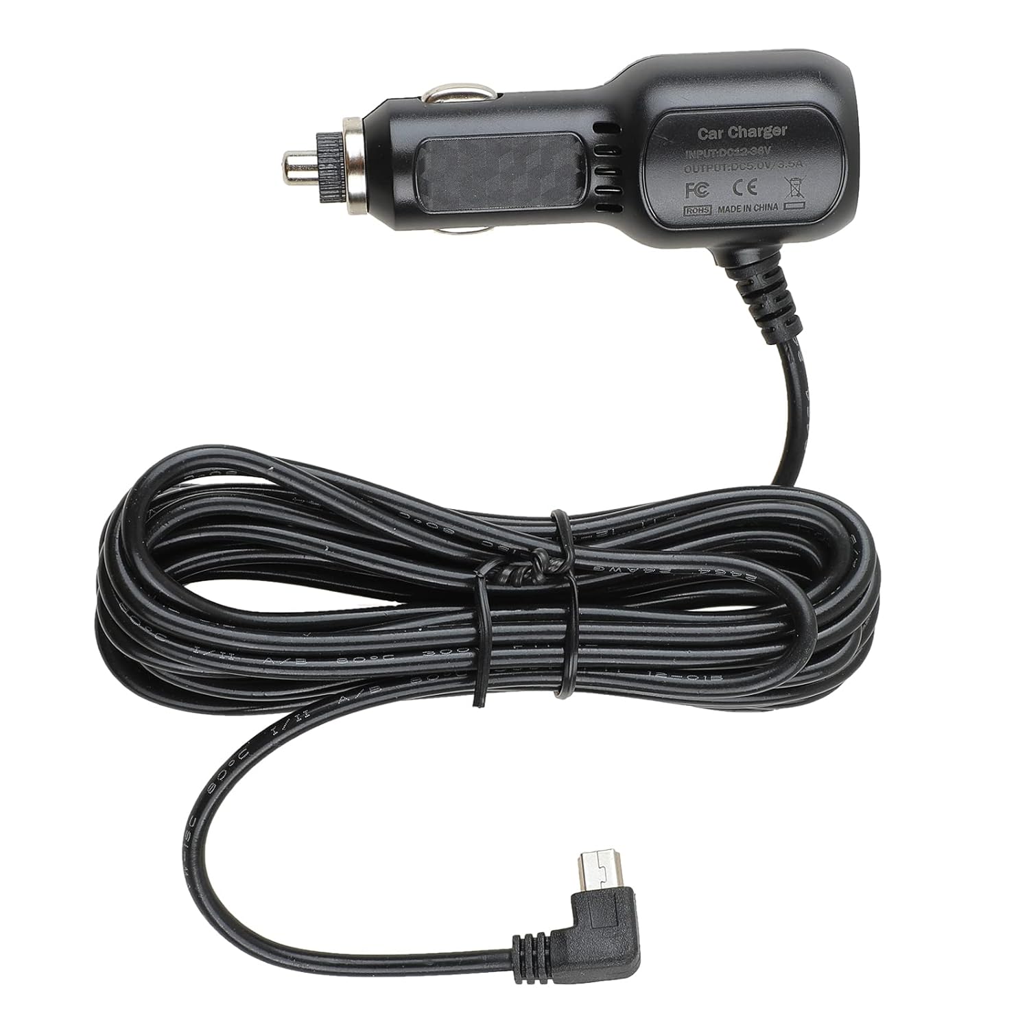 Peojek Dash Cam Charger Cable, GPS Navigator Charger Cable for Mini USB ...