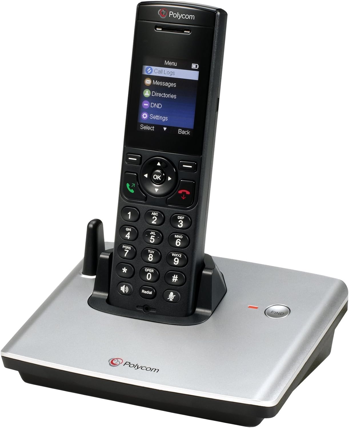 Amazon.com : Polycom VVX D60 Base Station with Wireless Handset - 2200 ...