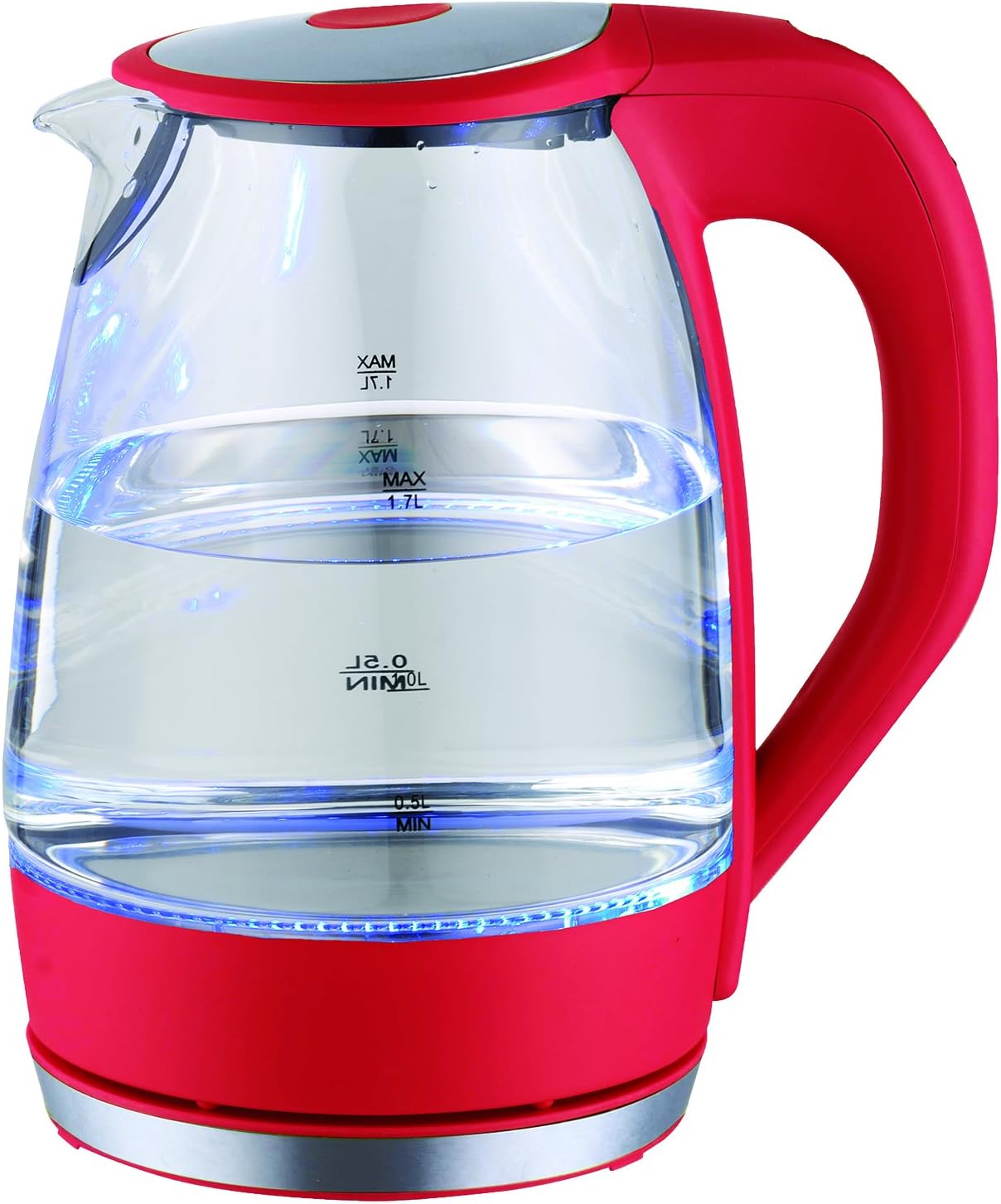 Amazon.com: Chefman 1.7 Liter Electric Kettle With Easy Fill Lid ...