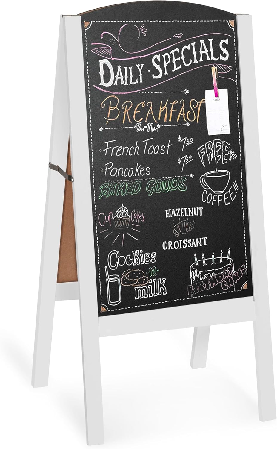 Amazon.com : Ilyapa A-Frame Chalkboard Sidewalk Sign - 26x56 inches ...
