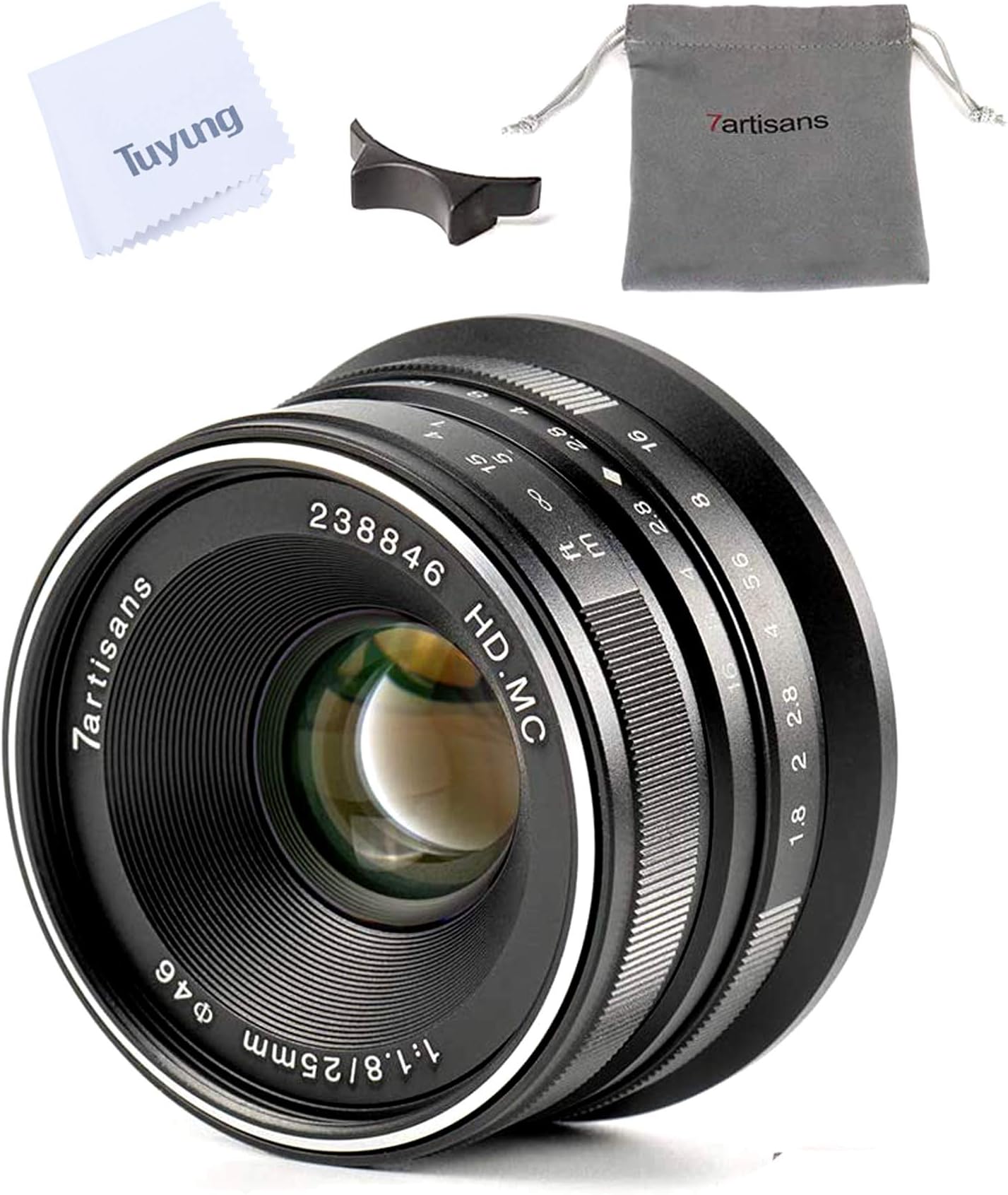Amazon.com : 7artisans 25mm F1.8 APS-C Format Portrait Lens Compatible ...