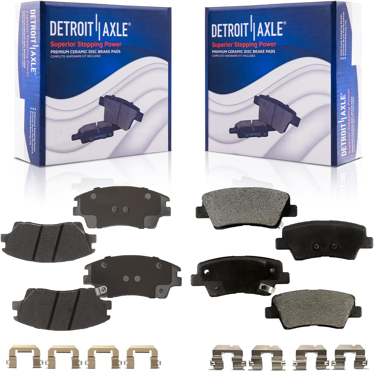 Amazon.com: Genuine OEM 58101-D3A11 Disc Brake Pad Kit - Front ...
